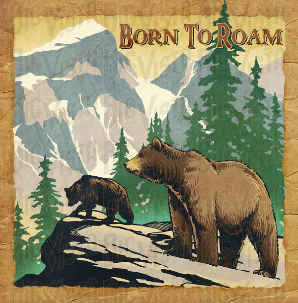 Born To Roam Poster - Big Vista