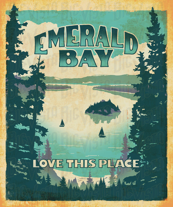 Emerald Bay Poster - Big Vista